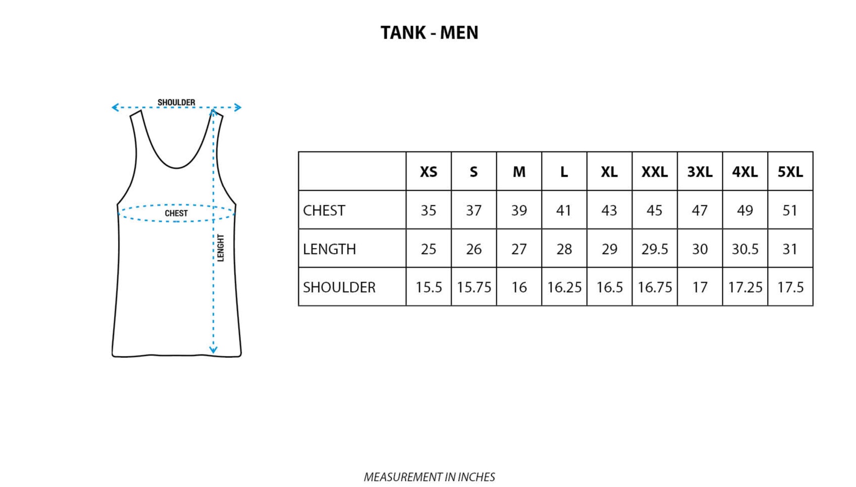 Size Charts – Vendorboat